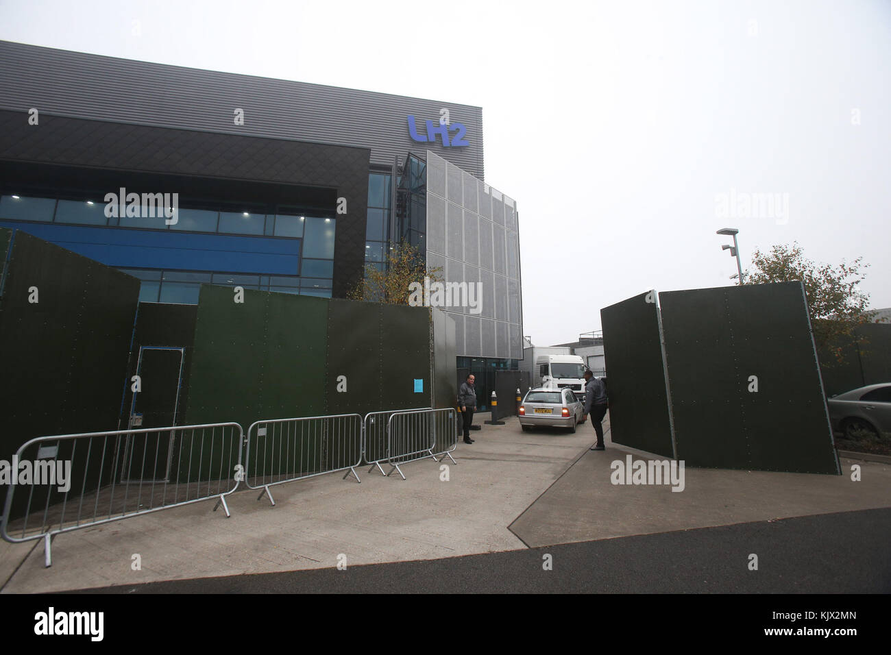 Ring of steel around the X Factor Studio, LH2 in Park Royal on the day ...