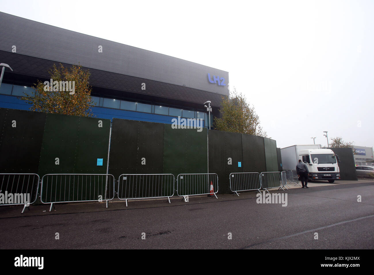 Ring of steel around the X Factor Studio, LH2 in Park Royal on the day ...
