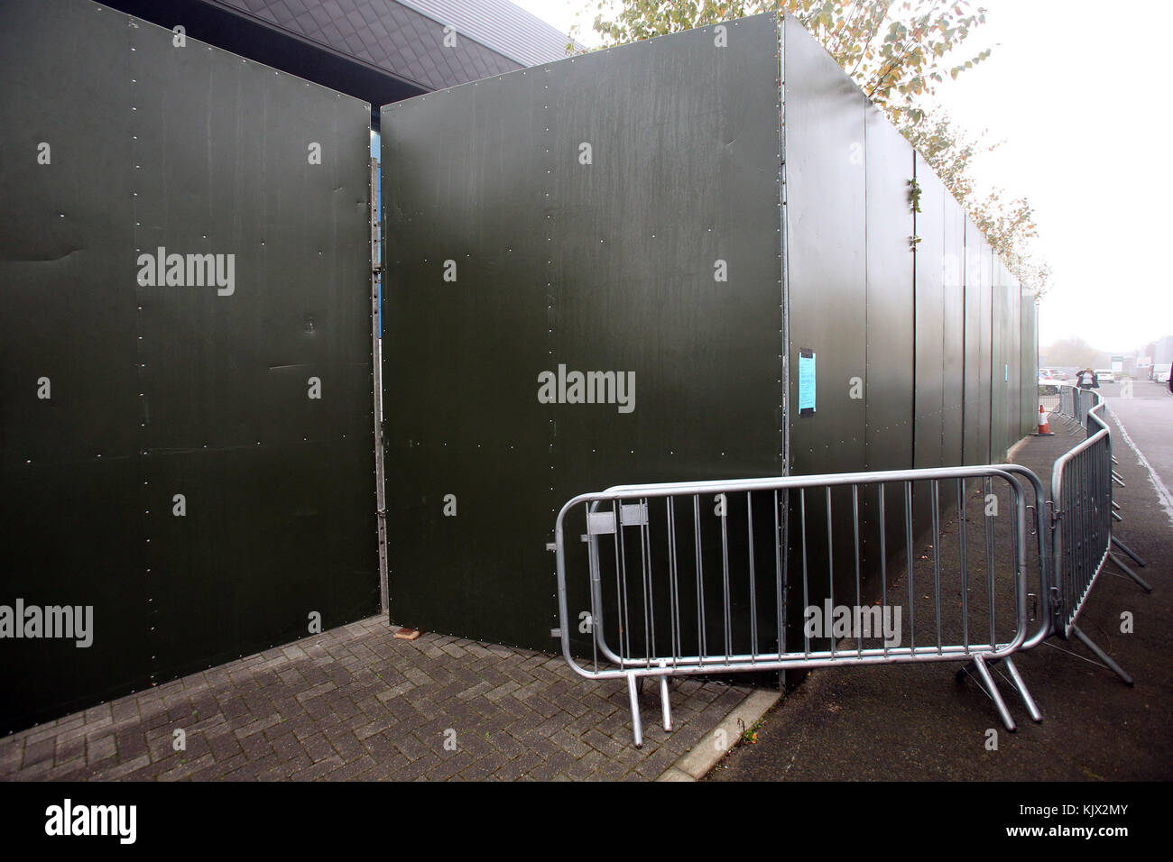 Ring of steel around the X Factor Studio, LH2 in Park Royal on the day ...