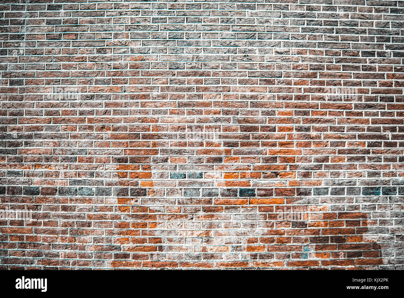 Old dirty brick wall outside the building for the background Stock ...
