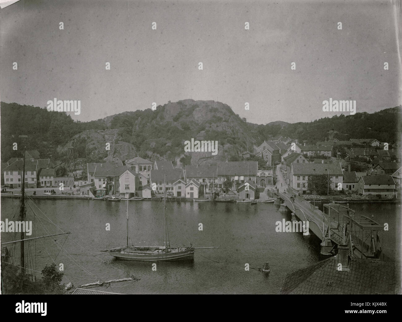 Mandal, Vest Agder Riksantikvaren T205 01 0177 Stock Photo - Alamy