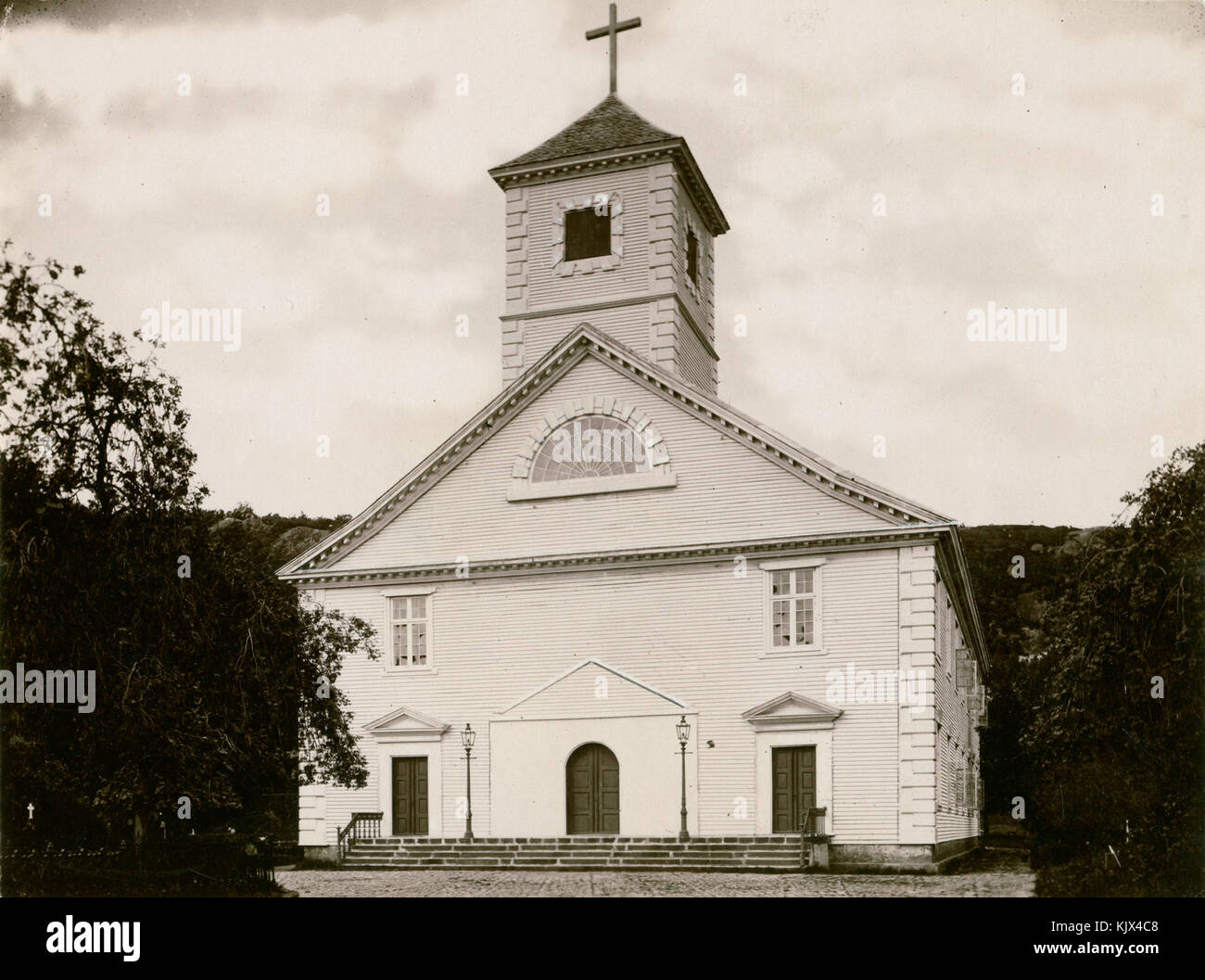 Mandal kirke, Vest Agder Riksantikvaren T205 01 0184 Stock Photo - Alamy