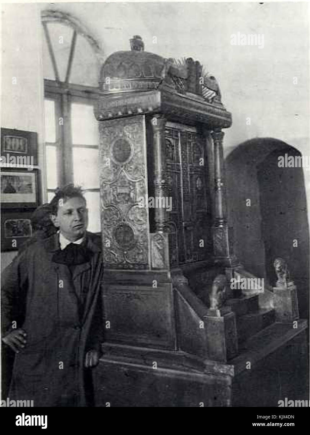 Zeev raban with the bezalel torah ark Stock Photo - Alamy