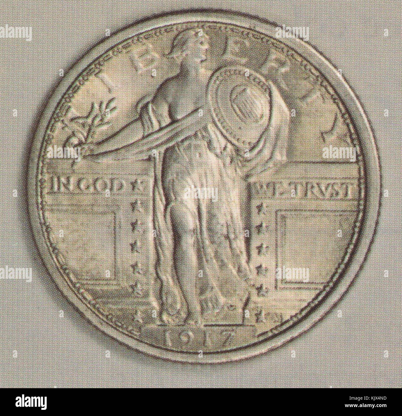 1917 Type 1 quarter Stock Photo - Alamy