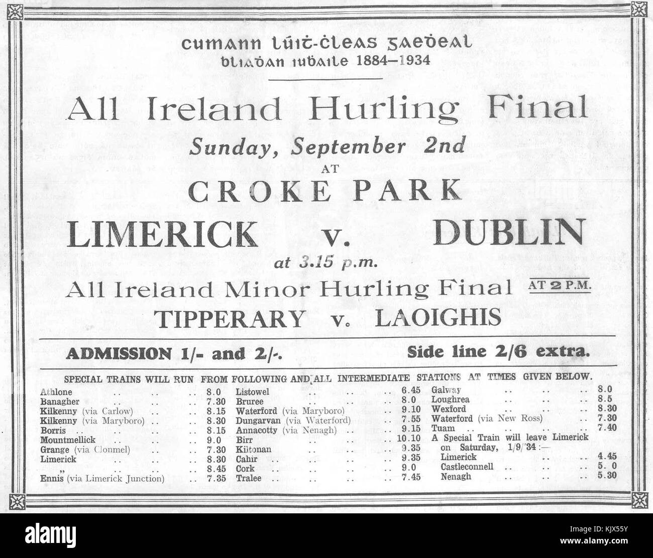 Vintage ireland ad hi-res stock photography and images - Alamy