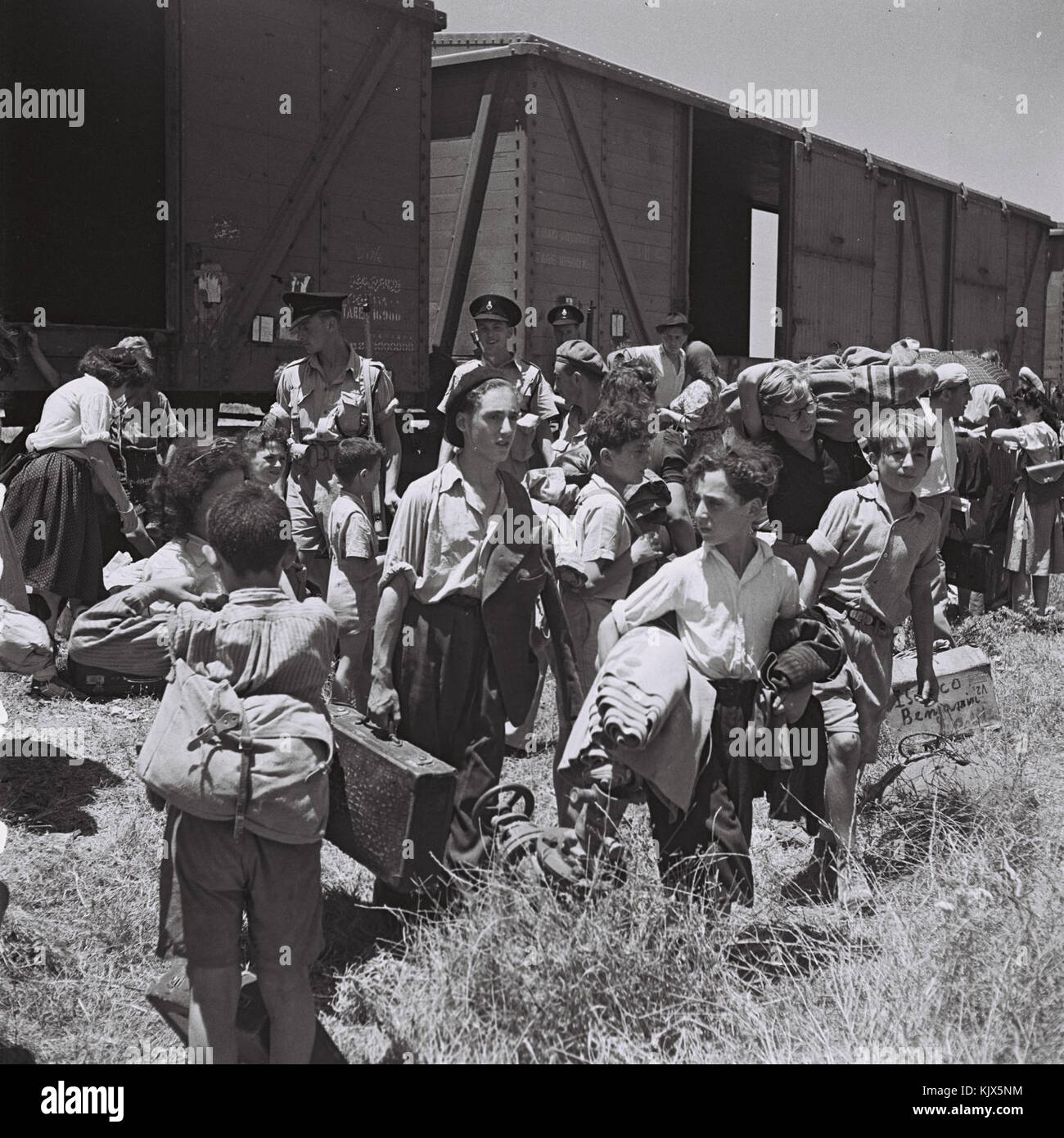 Atlit camp 1945 Stock Photo - Alamy