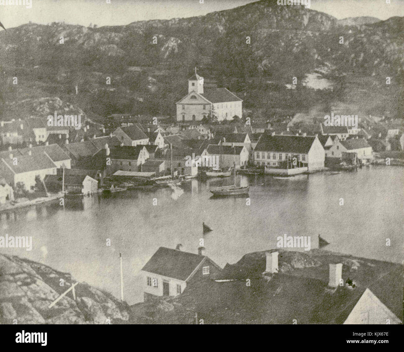 Mandal, Vest Agder Riksantikvaren T205 01 0228 Stock Photo - Alamy