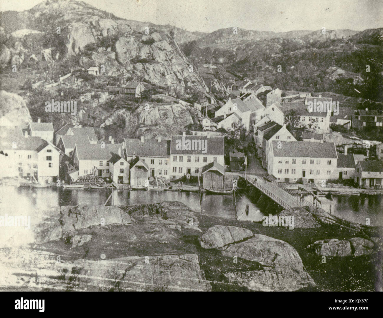 Mandal, Vest Agder Riksantikvaren T205 01 0227 Stock Photo - Alamy