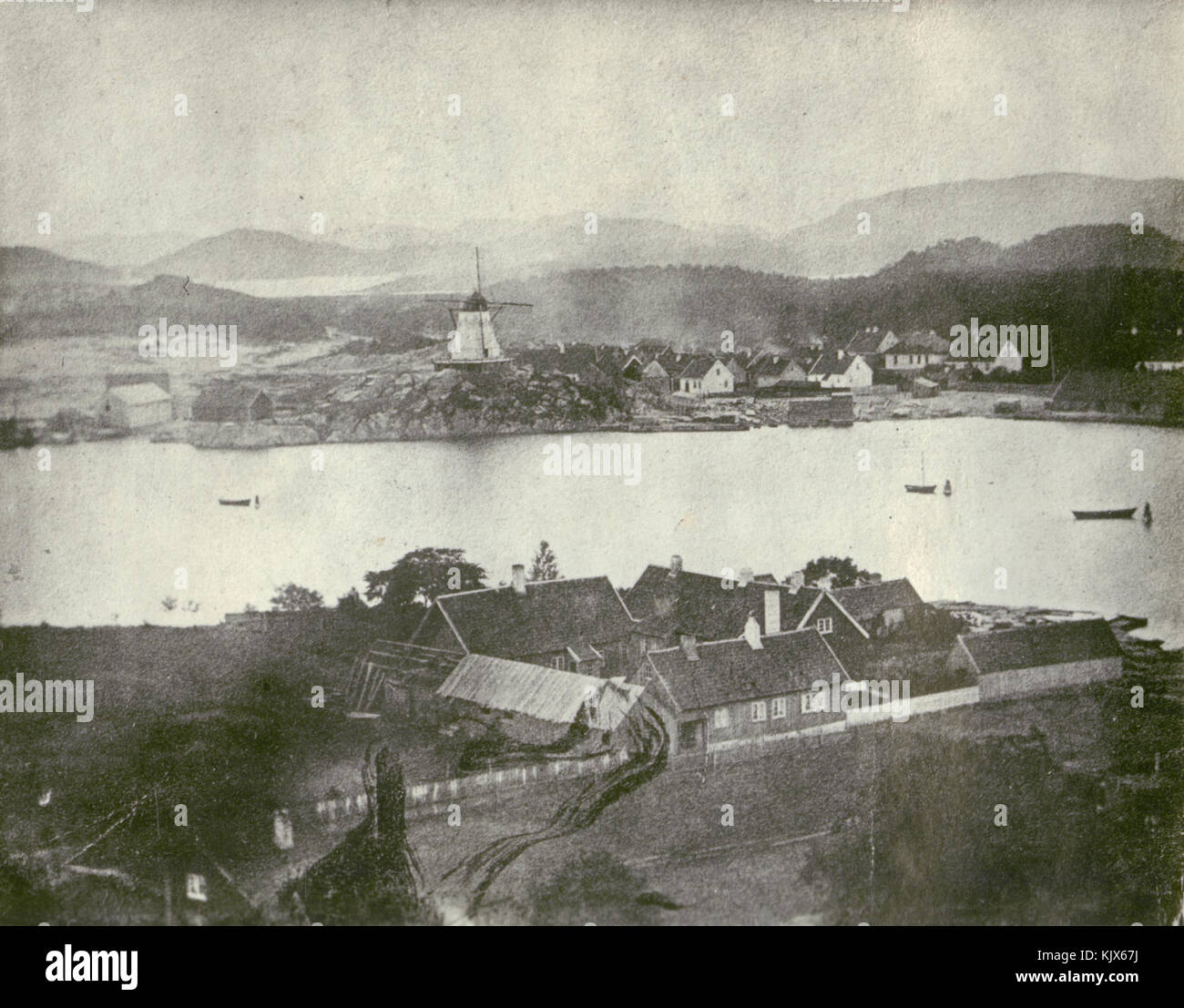 Mandal, Vest Agder Riksantikvaren T205 01 0224 Stock Photo - Alamy