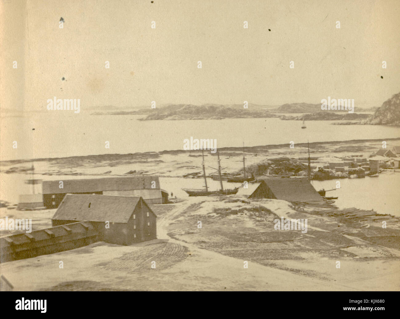 Mandal, Vest Agder Riksantikvaren T205 01 0231 Stock Photo - Alamy