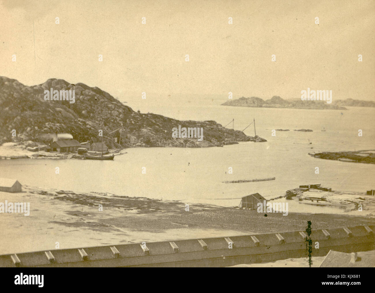 Mandal, Vest Agder Riksantikvaren T205 01 0230 Stock Photo - Alamy