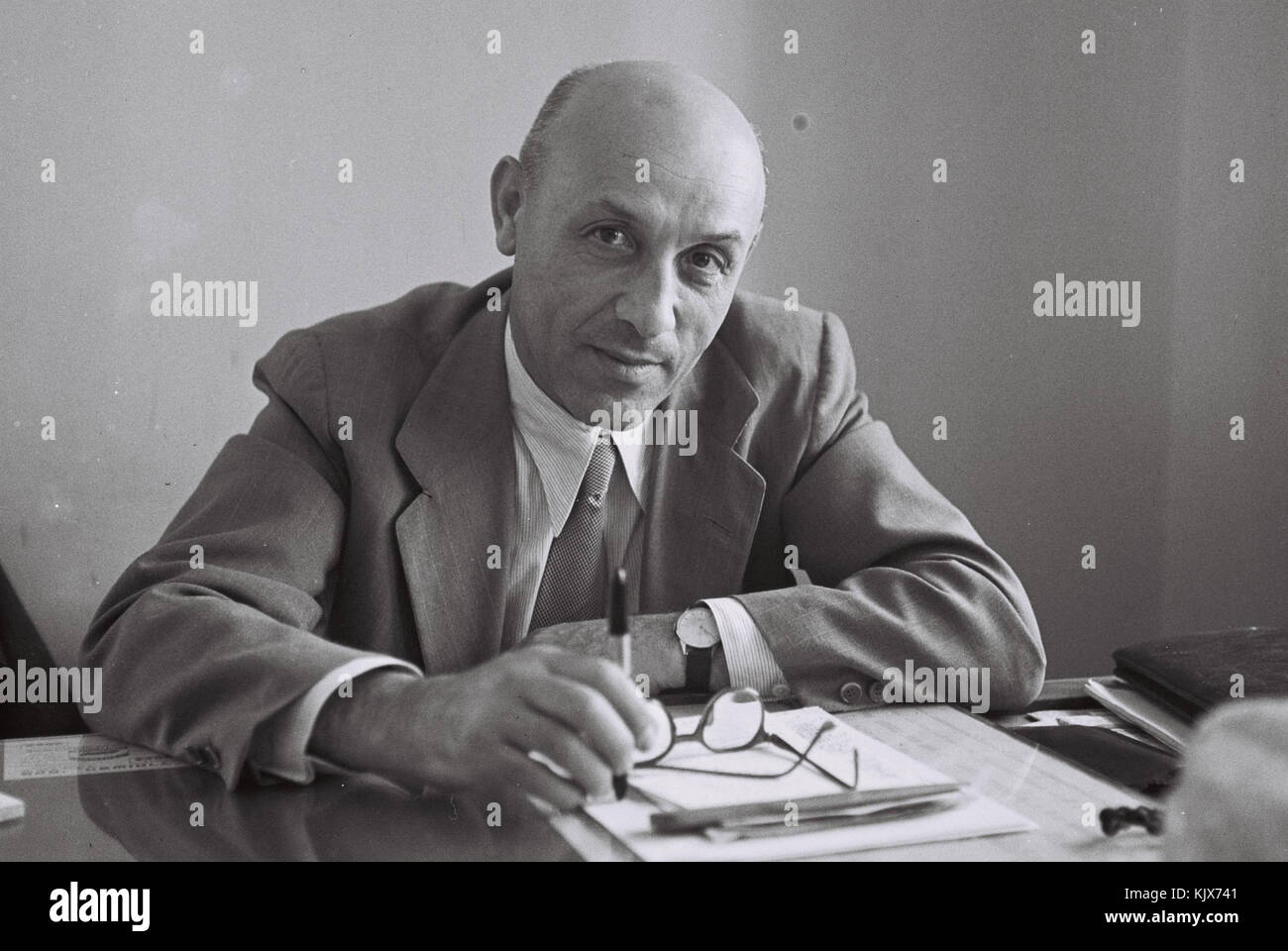 Mordechai Namir 1947 Stock Photo - Alamy