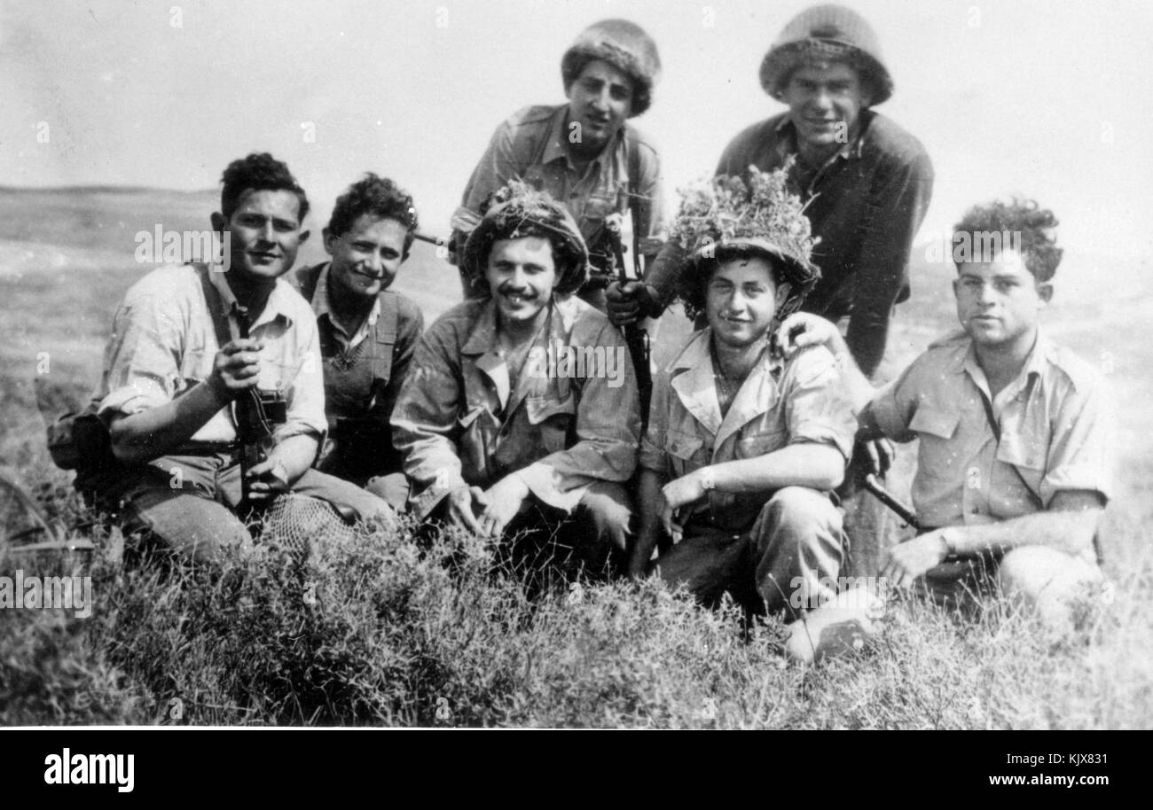 A historical image of the Palmach, the elite fighting force of the ...