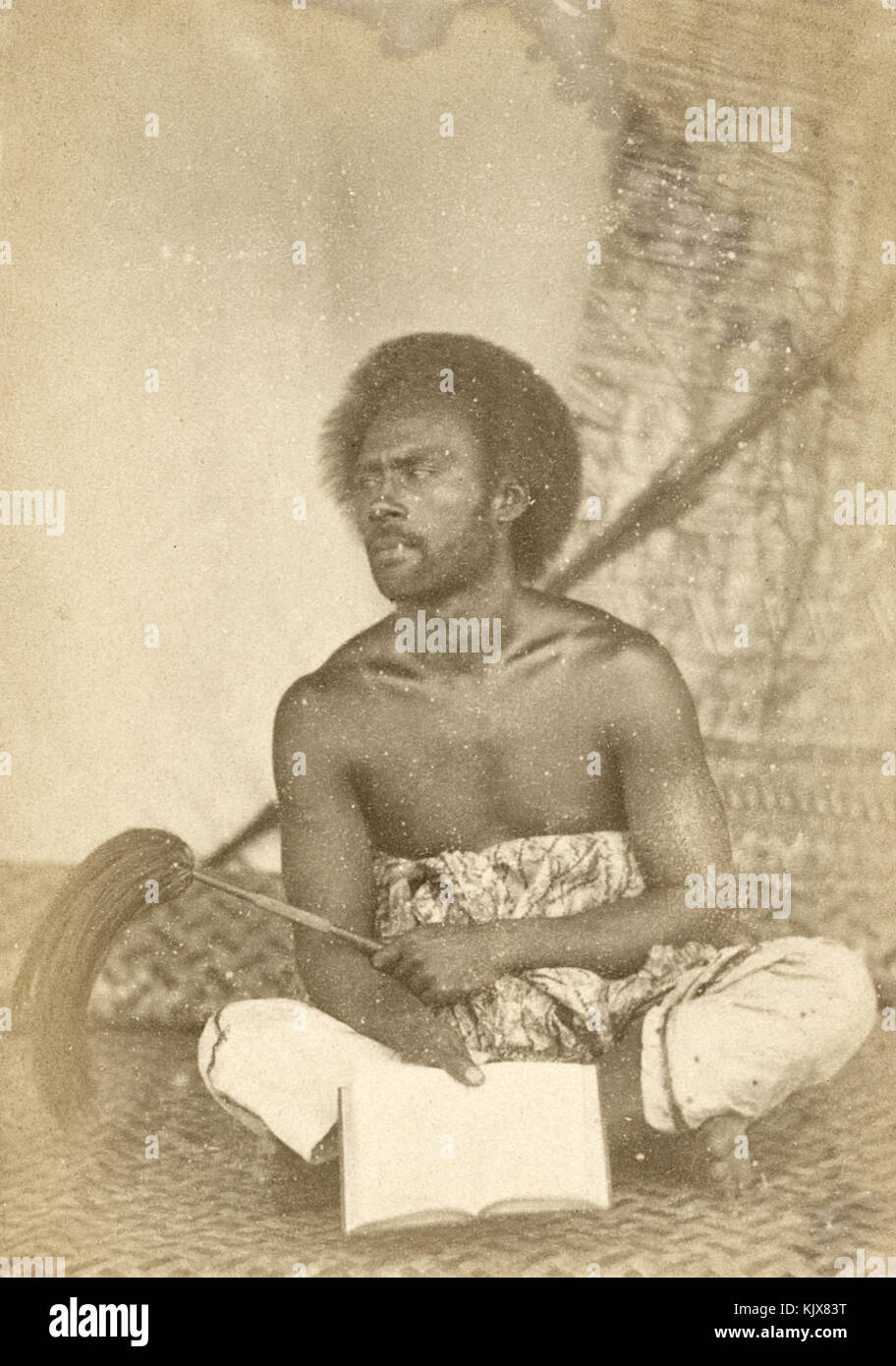 Ratu Tevita, Chief of Lakemba, Fiji Stock Photo - Alamy