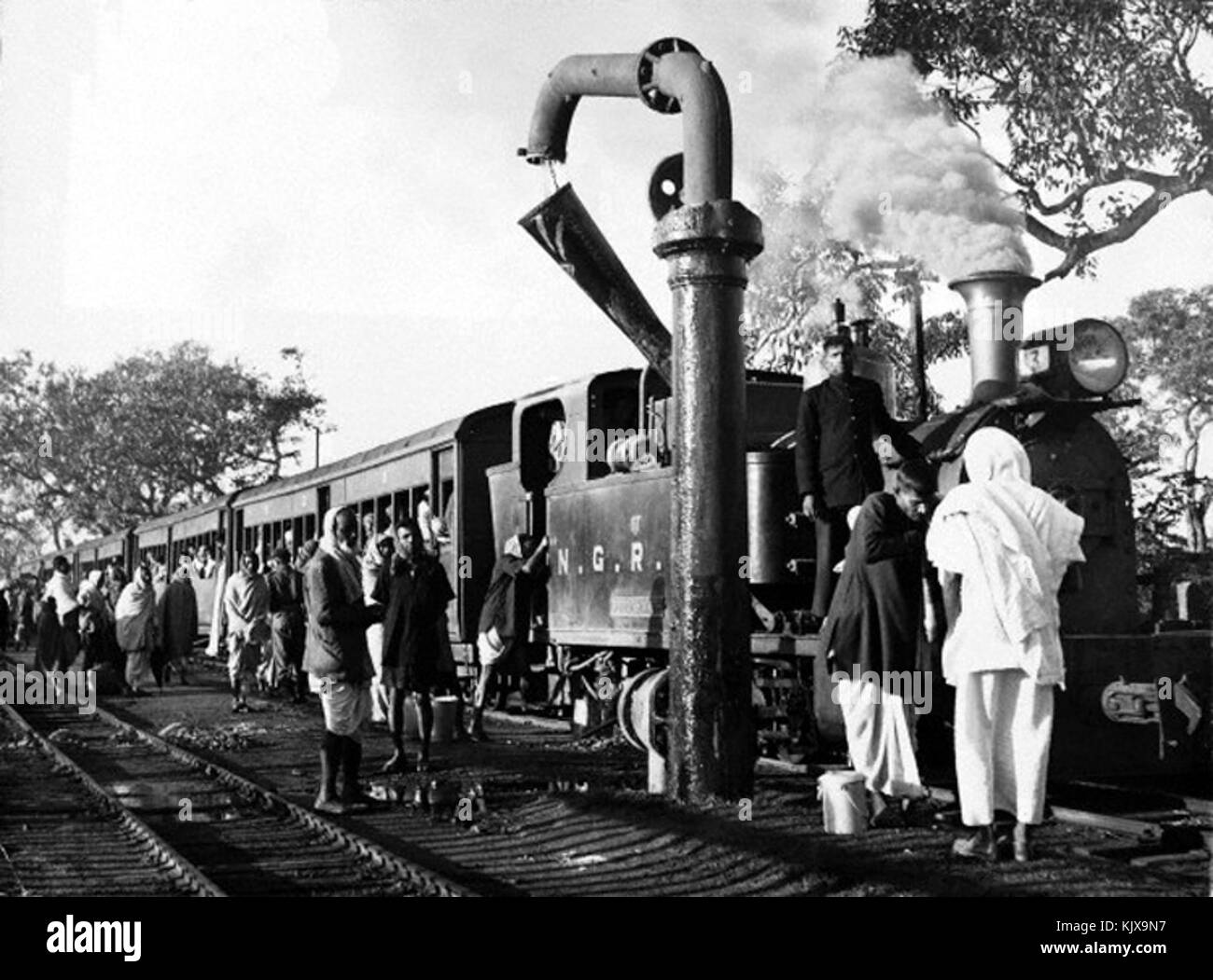 Ngr train 1950s Stock Photo - Alamy