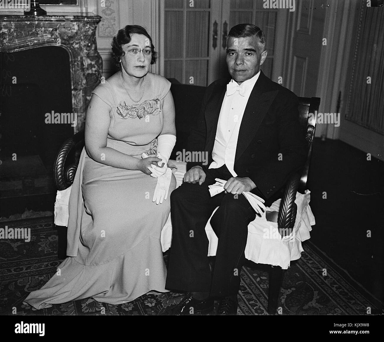 Amb. and Mrs. Alexander Troyanovsky Stock Photo - Alamy