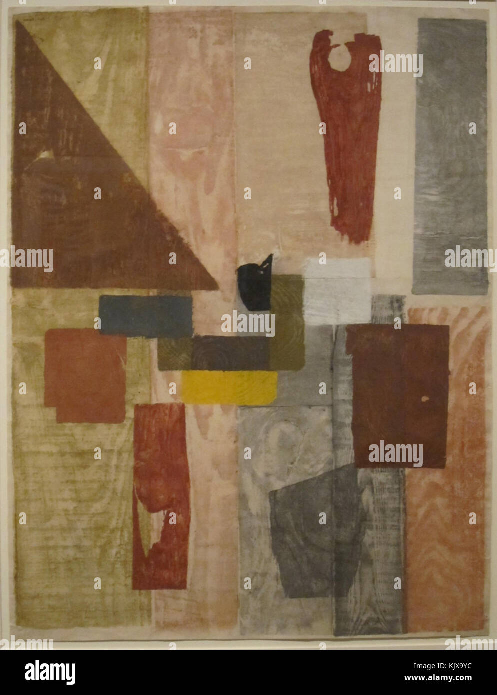 'Object No. 1' by Onchi Koshiro, Honolulu Museum of Art Stock Photo - Alamy