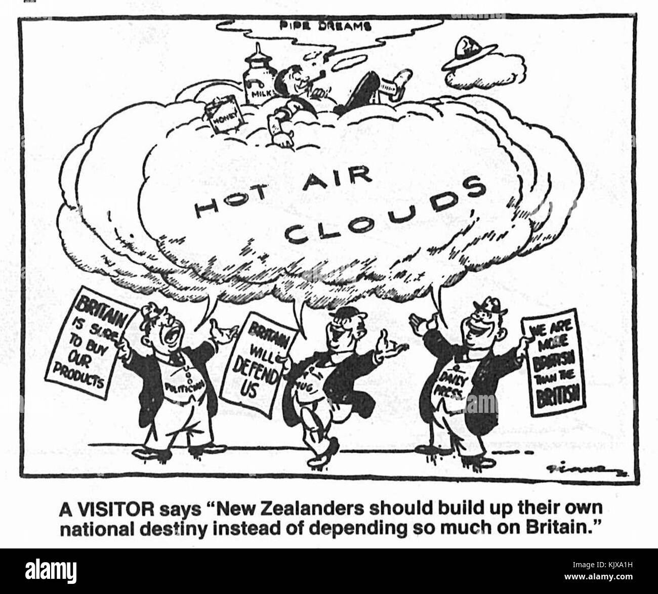 The flying clouds Black and White Stock Photos & Images - Alamy