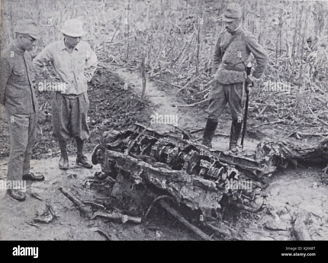 Battle of Lake Khasan Wreck of Soviet aircraft shot down over Korea ...