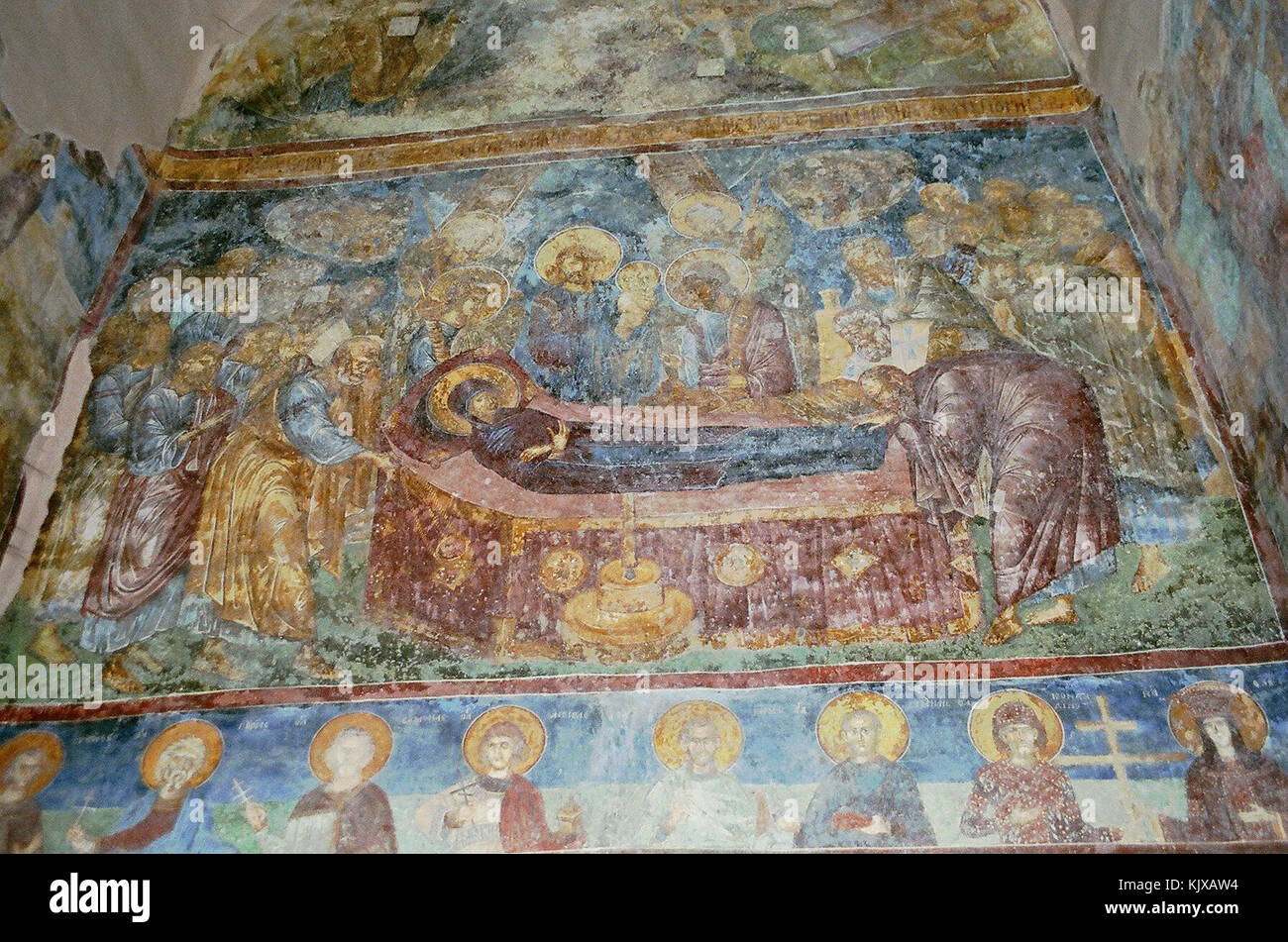 Freska od Sv. Andreja na Matka 148 Stock Photo - Alamy