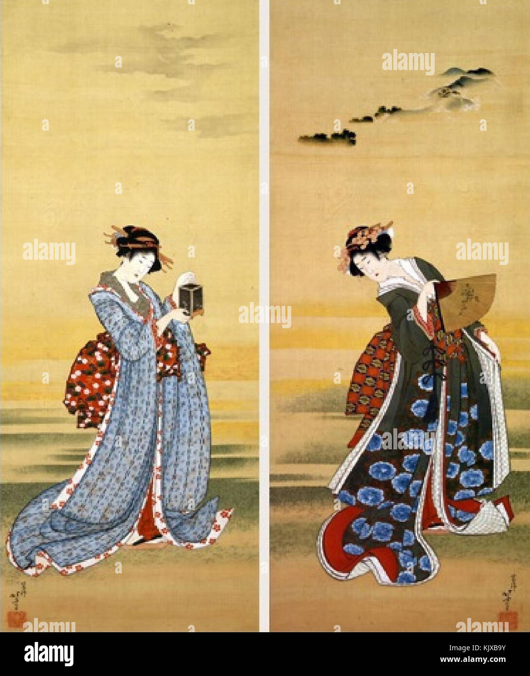 Hokusai artworks hi-res stock photography and images - Alamy
