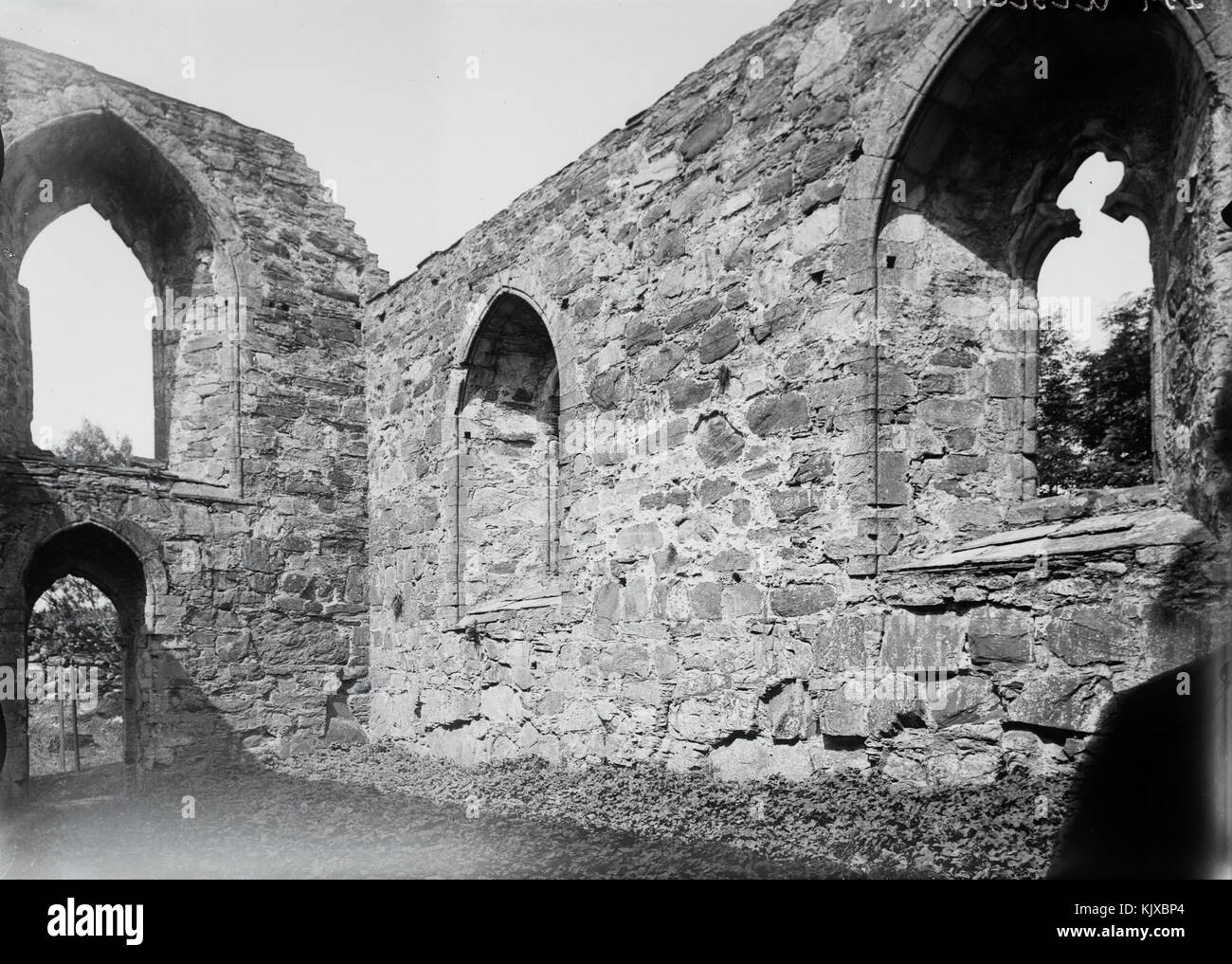 The Utstein Monastery, located in Rogaland, Norway, is captured in this ...