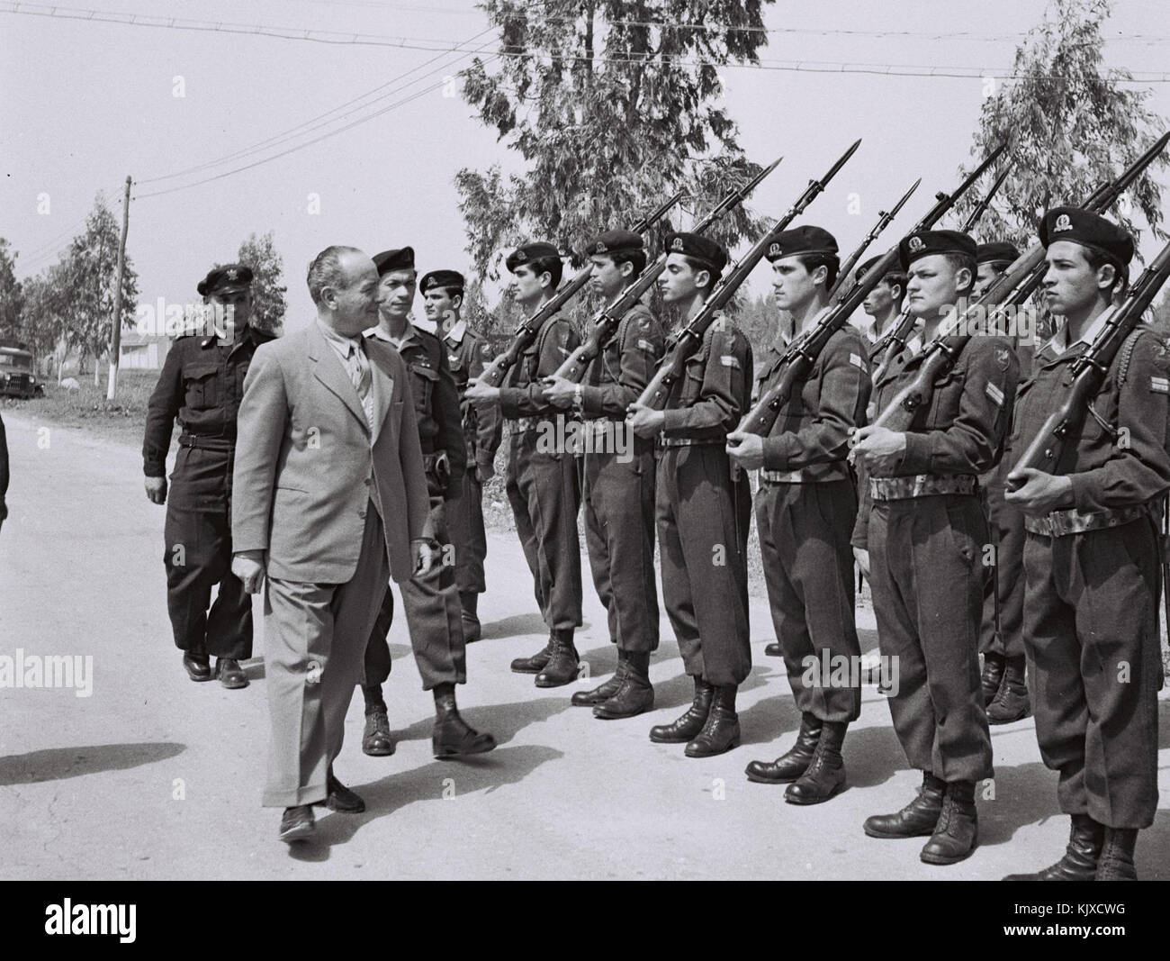 General Pierre Billotte Israel1957 Stock Photo - Alamy