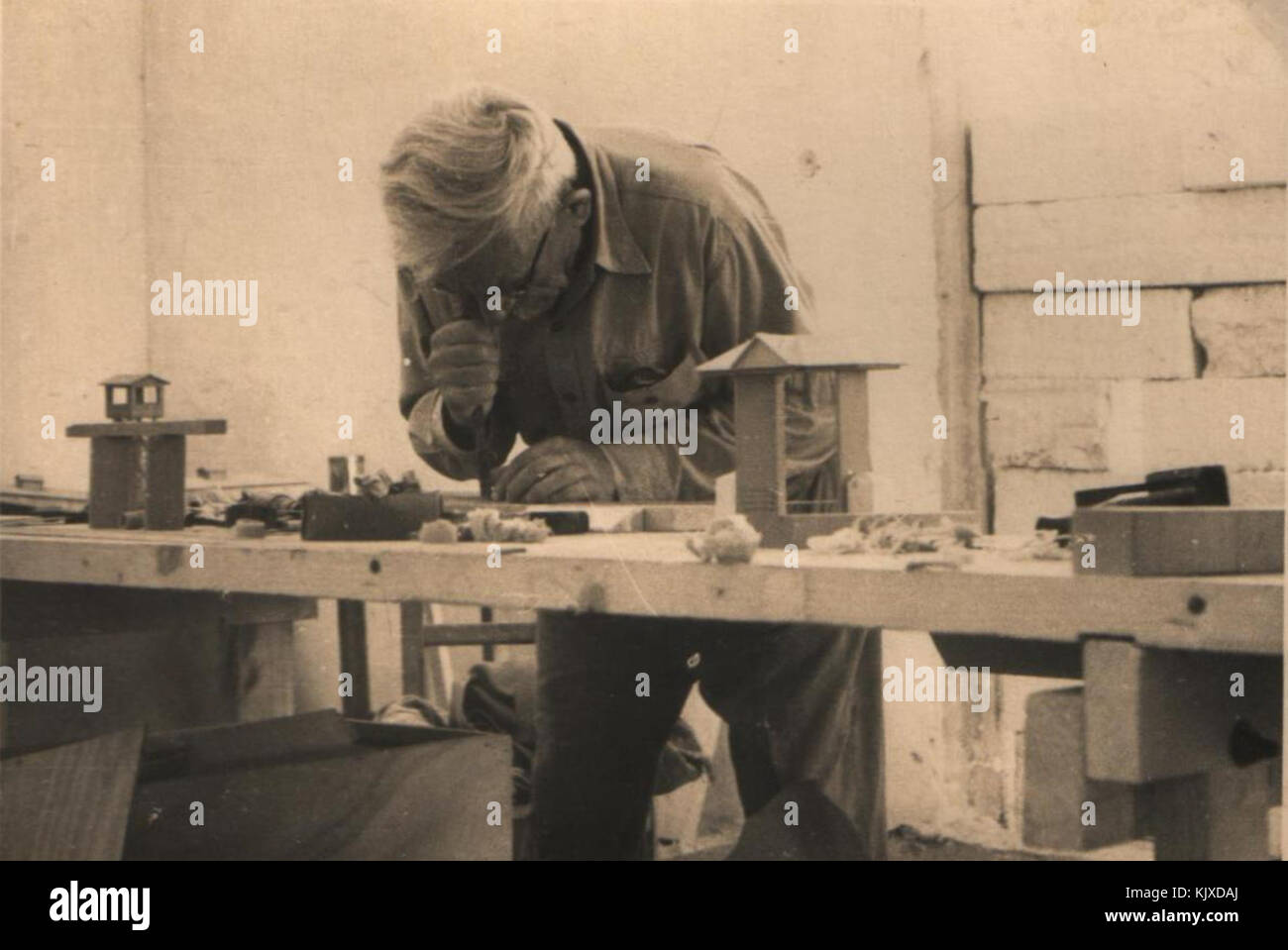 Yaakov Wiernik build Treblinka camp model in Lohamey Hagetaot Museum 1 ...