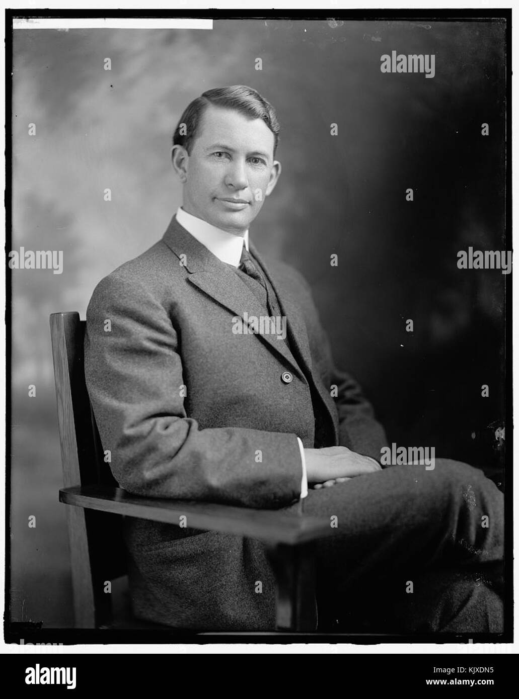 Alben Barkley, seated Stock Photo - Alamy