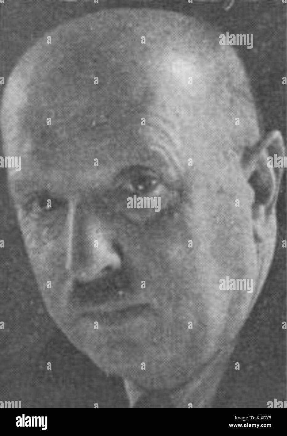 A portrait of Avraham Albert Ticho, a prominent figure in the art and ...
