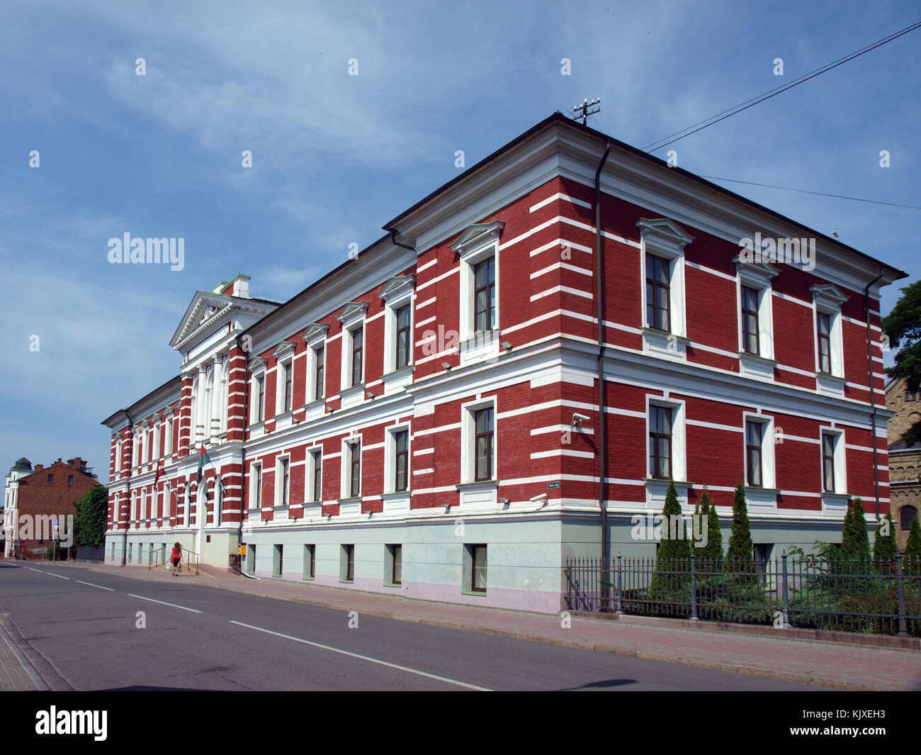 Liepaja council building Stock Photo - Alamy