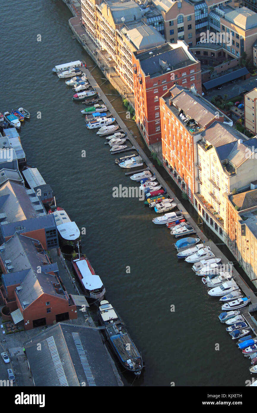 Bristol city centre aerial view hi-res stock photography and images - Alamy