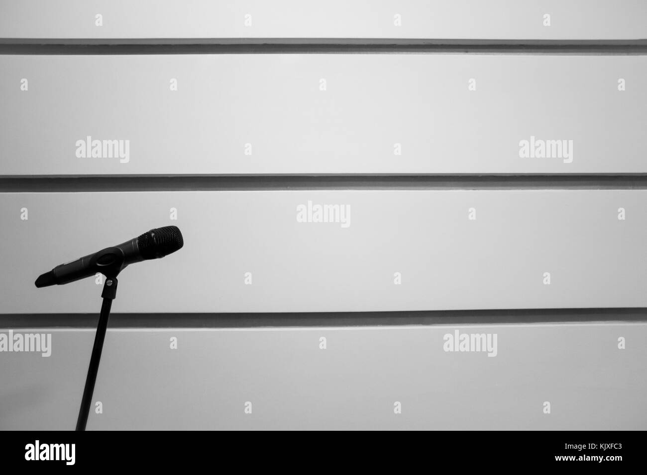 Close up of a microphone Stock Photo - Alamy