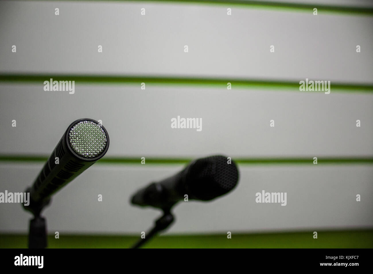 Close up of a microphone Stock Photo - Alamy