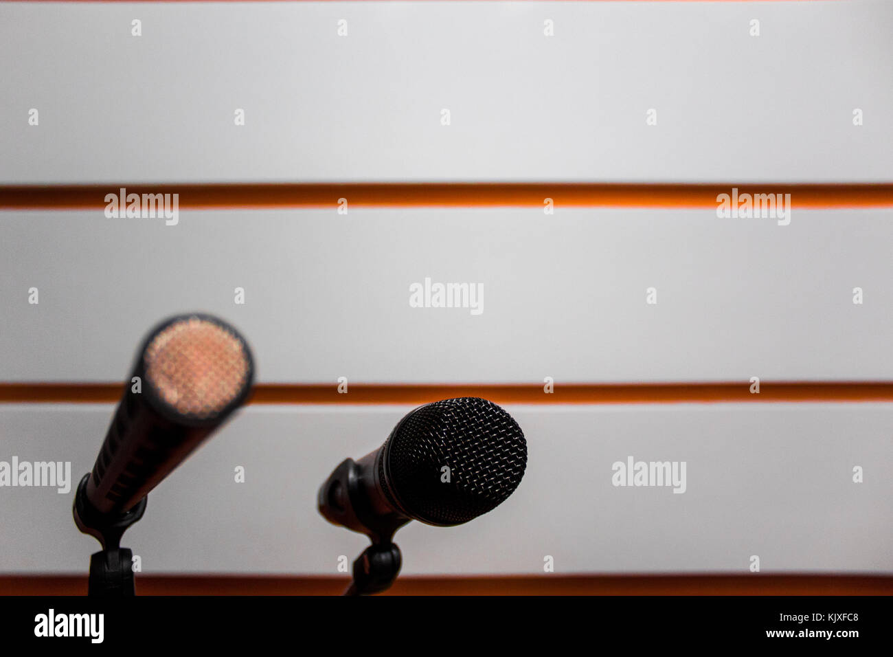 Close up of a microphone Stock Photo - Alamy