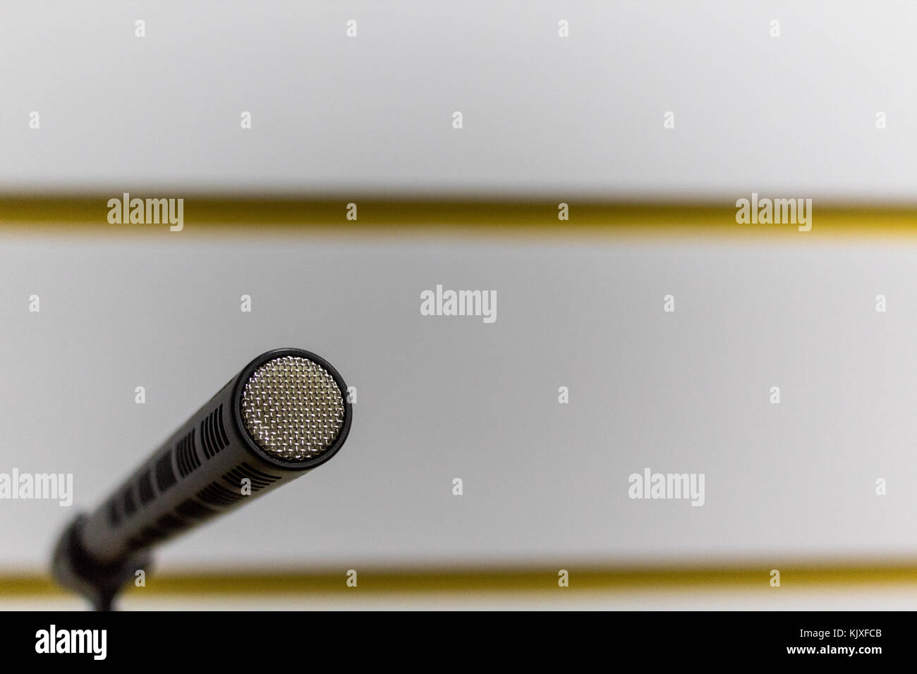 Close up of a microphone Stock Photo - Alamy