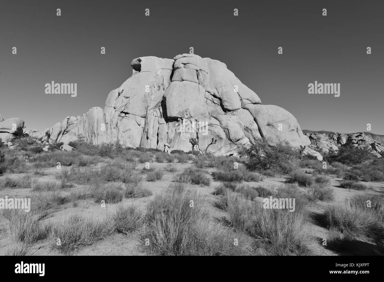 A Rocky Landscape at the Joshua tree national park Stock Photo - Alamy