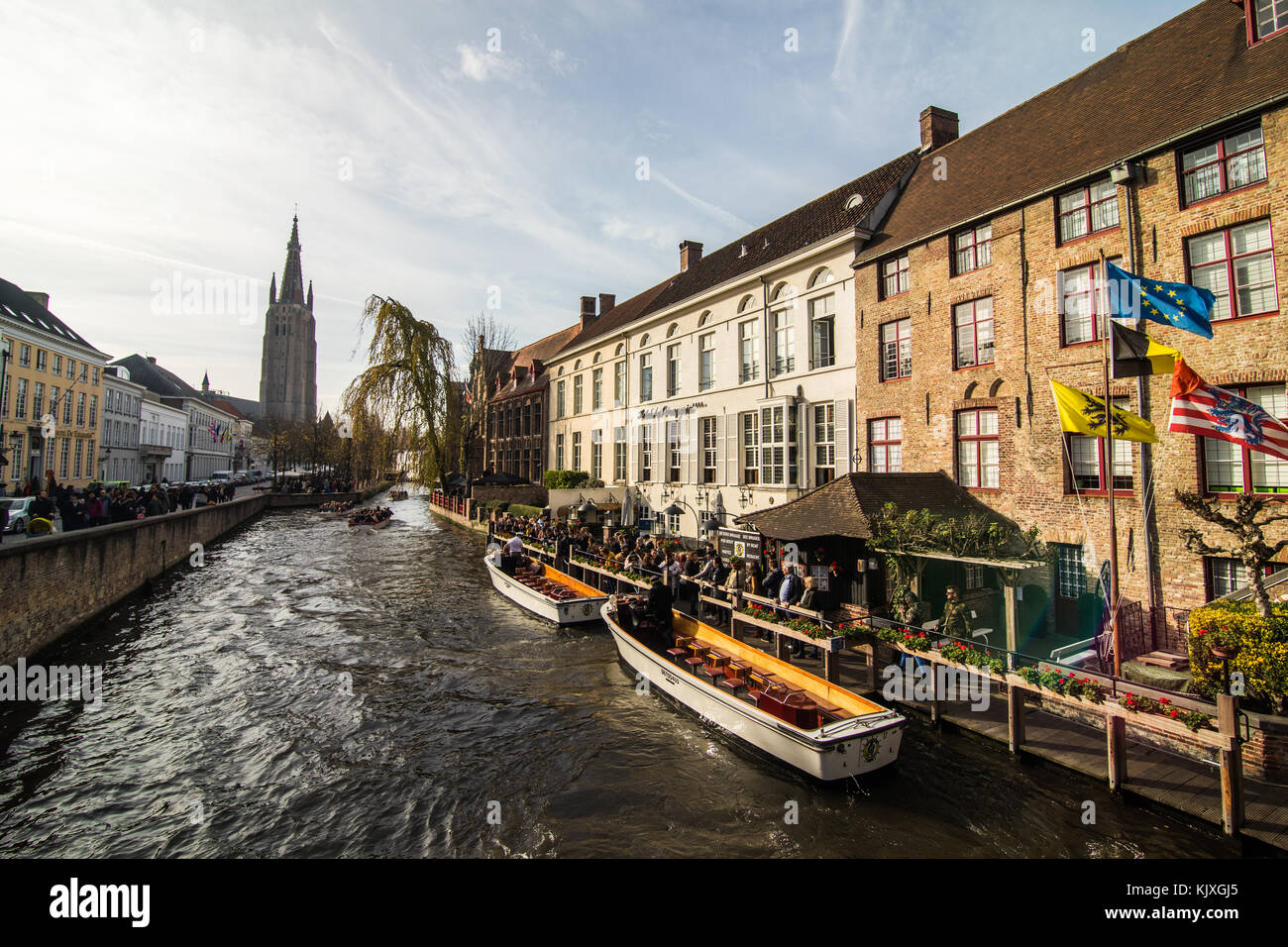 Brugge, Belgium - November, 2017. Brugge medieval historic city. Brugge ...