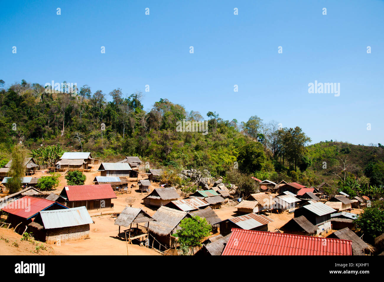 Laos village culture hi-res stock photography and images - Alamy