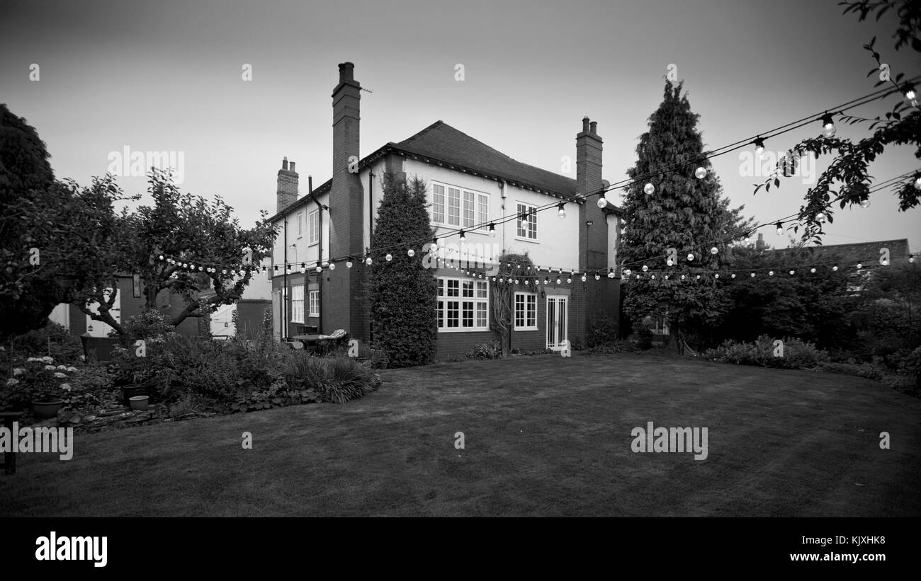 Summer gardens england Black and White Stock Photos & Images - Alamy