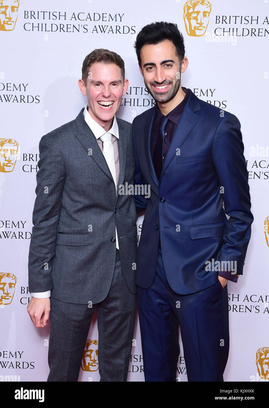 Joseph Elliott (left) and Richard David-Caine attending the British ...