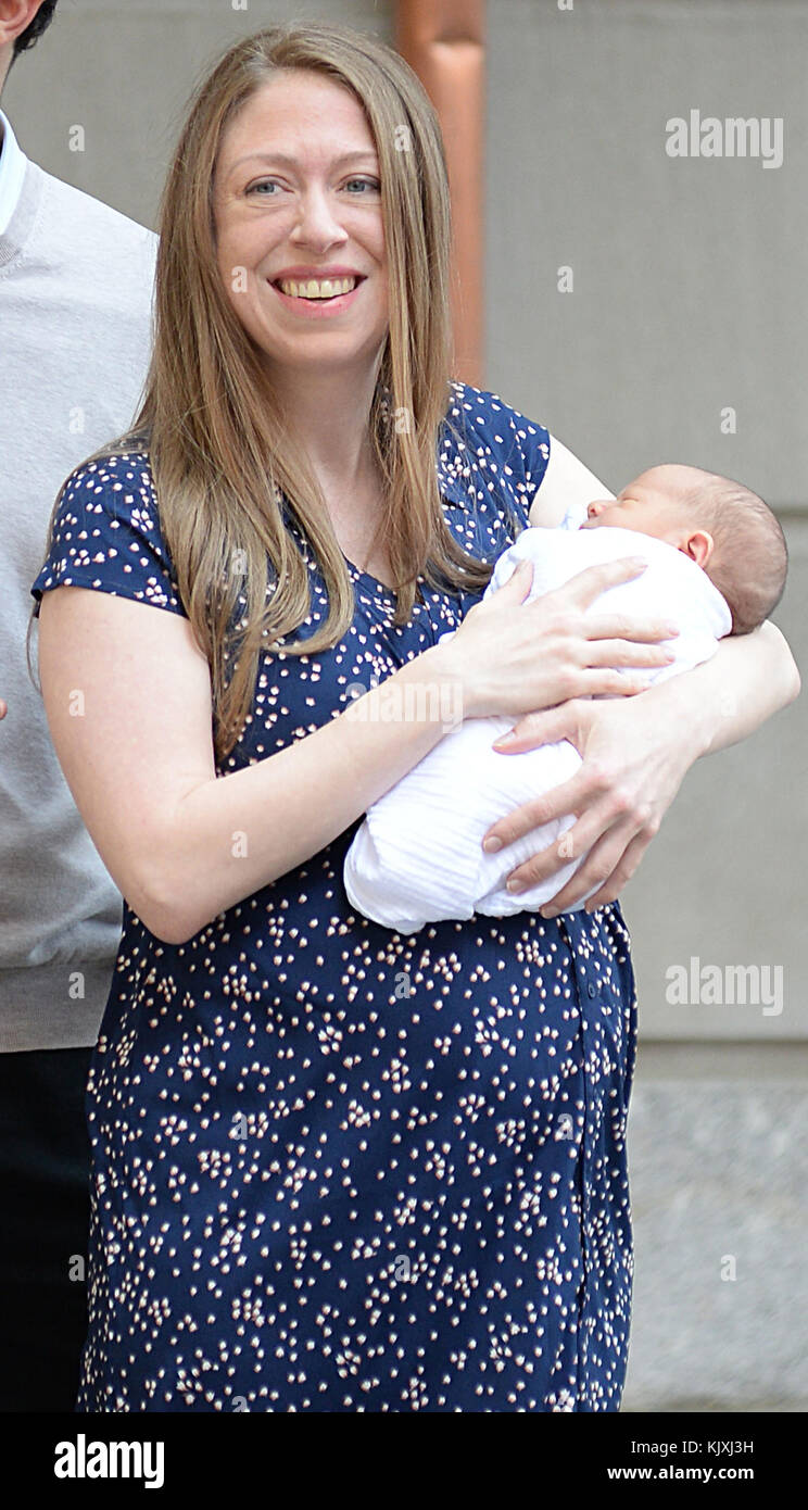 NEW YORK, NY - JUNE 20: The former first daughter Chelsea Clinton, 36 ...
