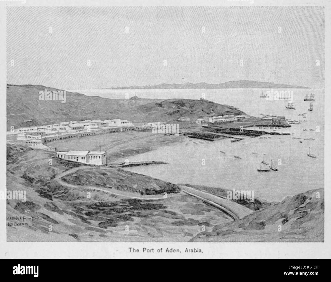 Port of Aden 1890s Stock Photo - Alamy