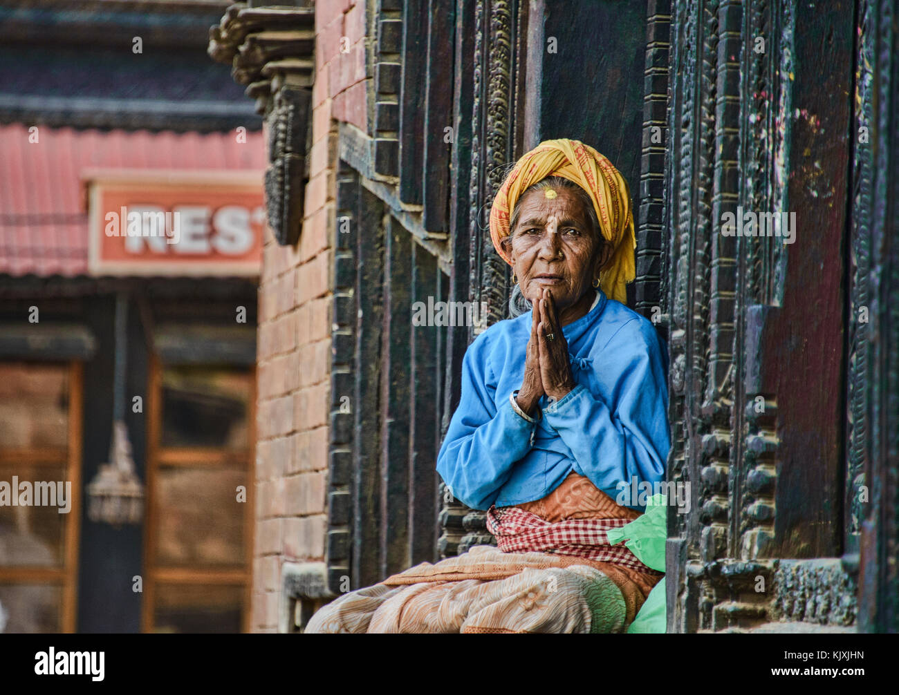 Namaste asian hands hi-res stock photography and images - Alamy