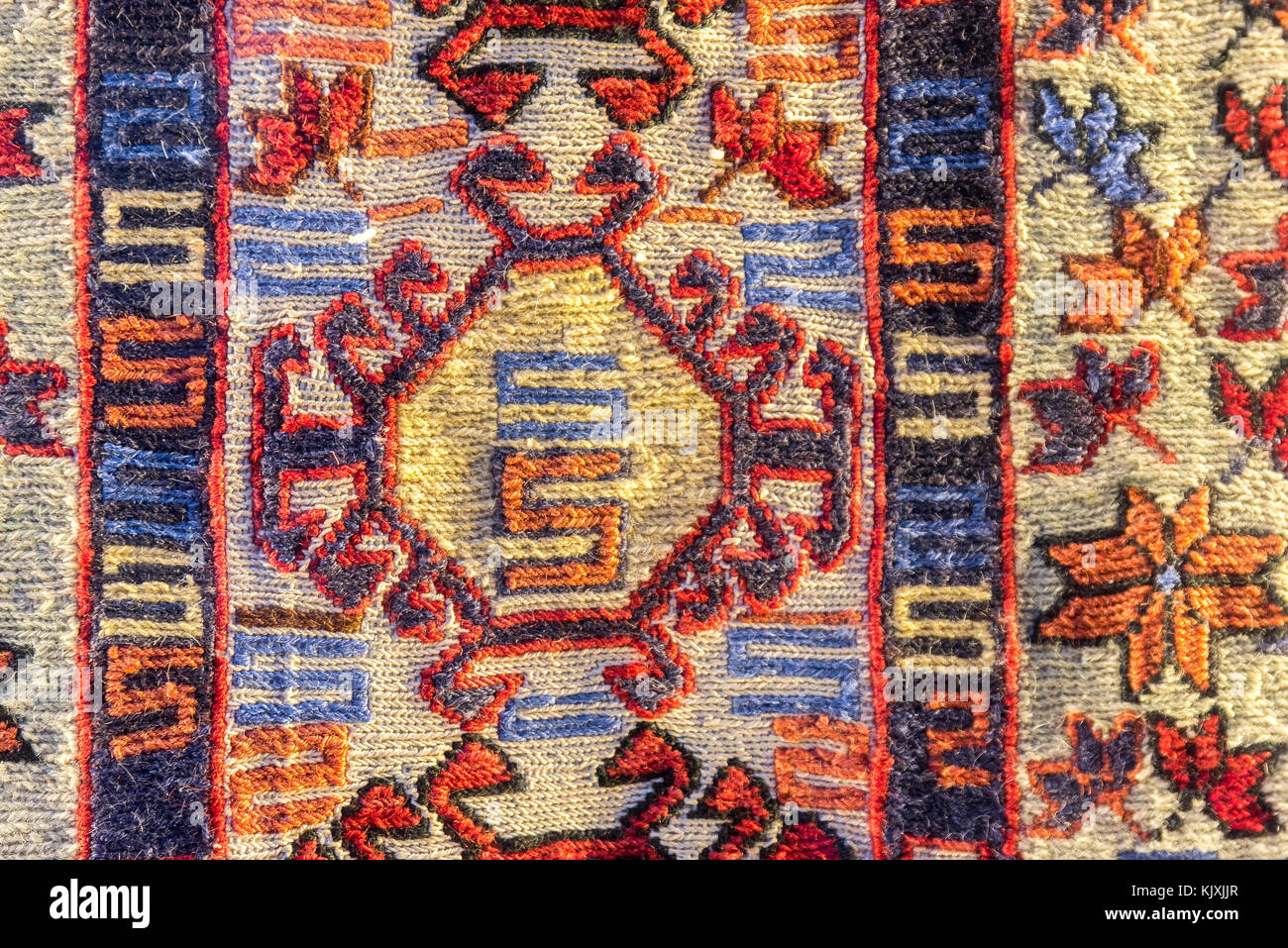 Colorful handmade turkish carpets on hi-res stock photography and ...