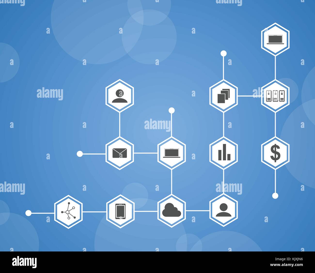 Social media communication background collection Stock Vector Image ...
