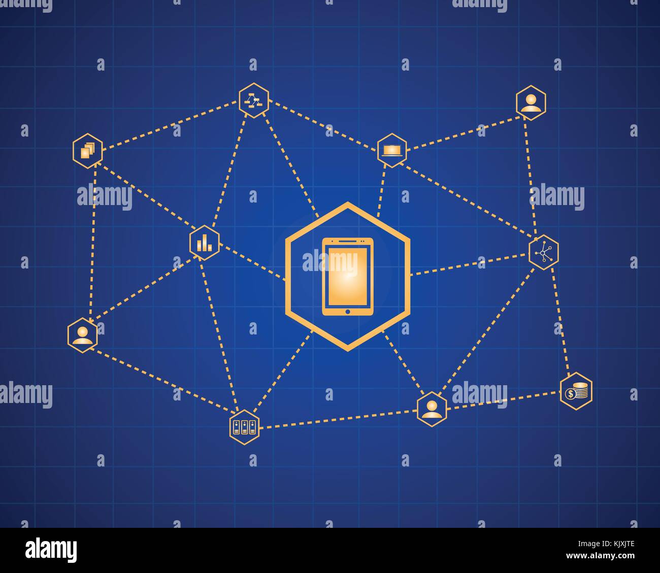 Block chain style background collection Stock Vector Image & Art - Alamy