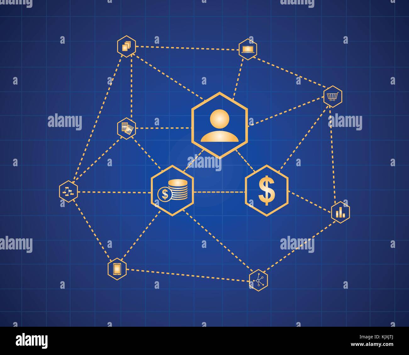 Block chain style background collection Stock Vector Image & Art - Alamy