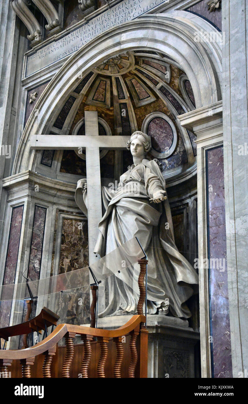 statue inside st peters basilica,vatican,rome Stock Photo - Alamy
