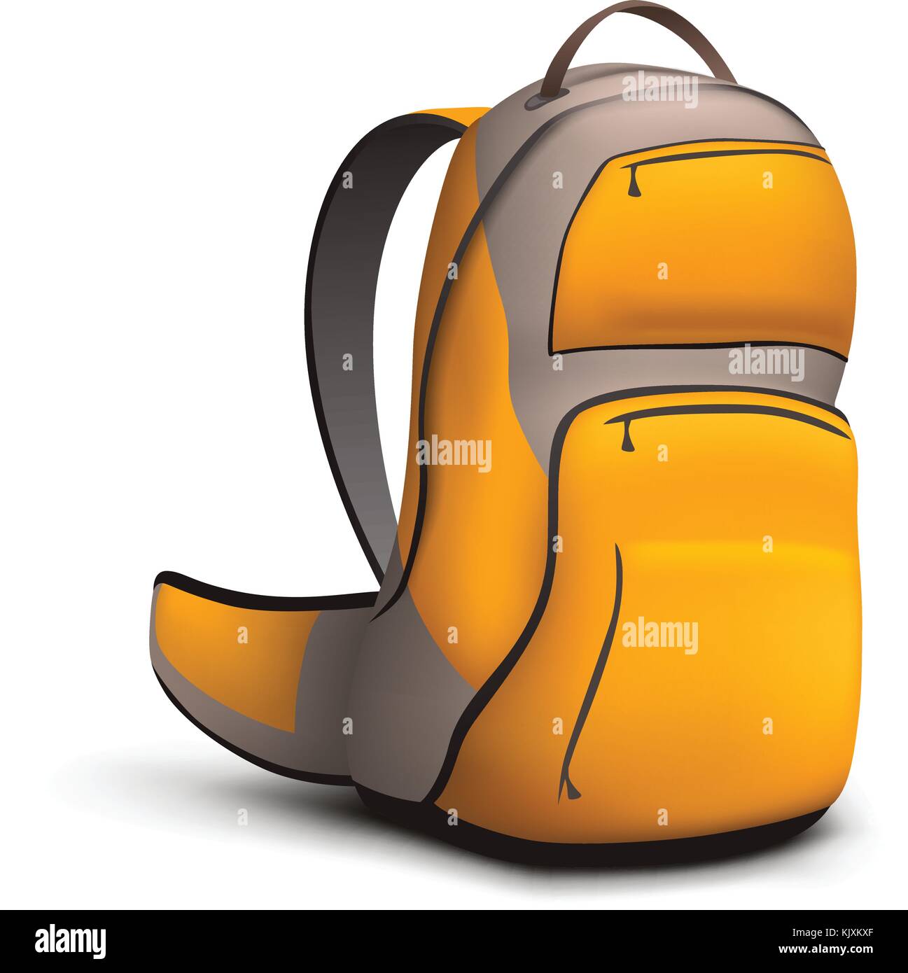 Backpack isolated nobody Stock Vector Images - Alamy